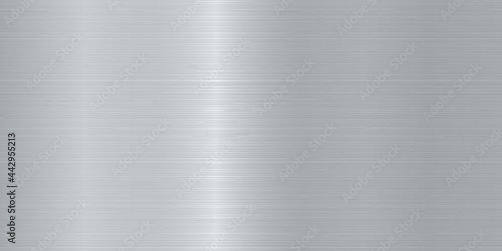 Seamless brushed metal texture. Vector steel background with scratches ...