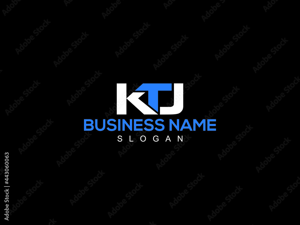 Letter KTJ Logo Icon Vector Image Design For Your Business Stock Vector ...