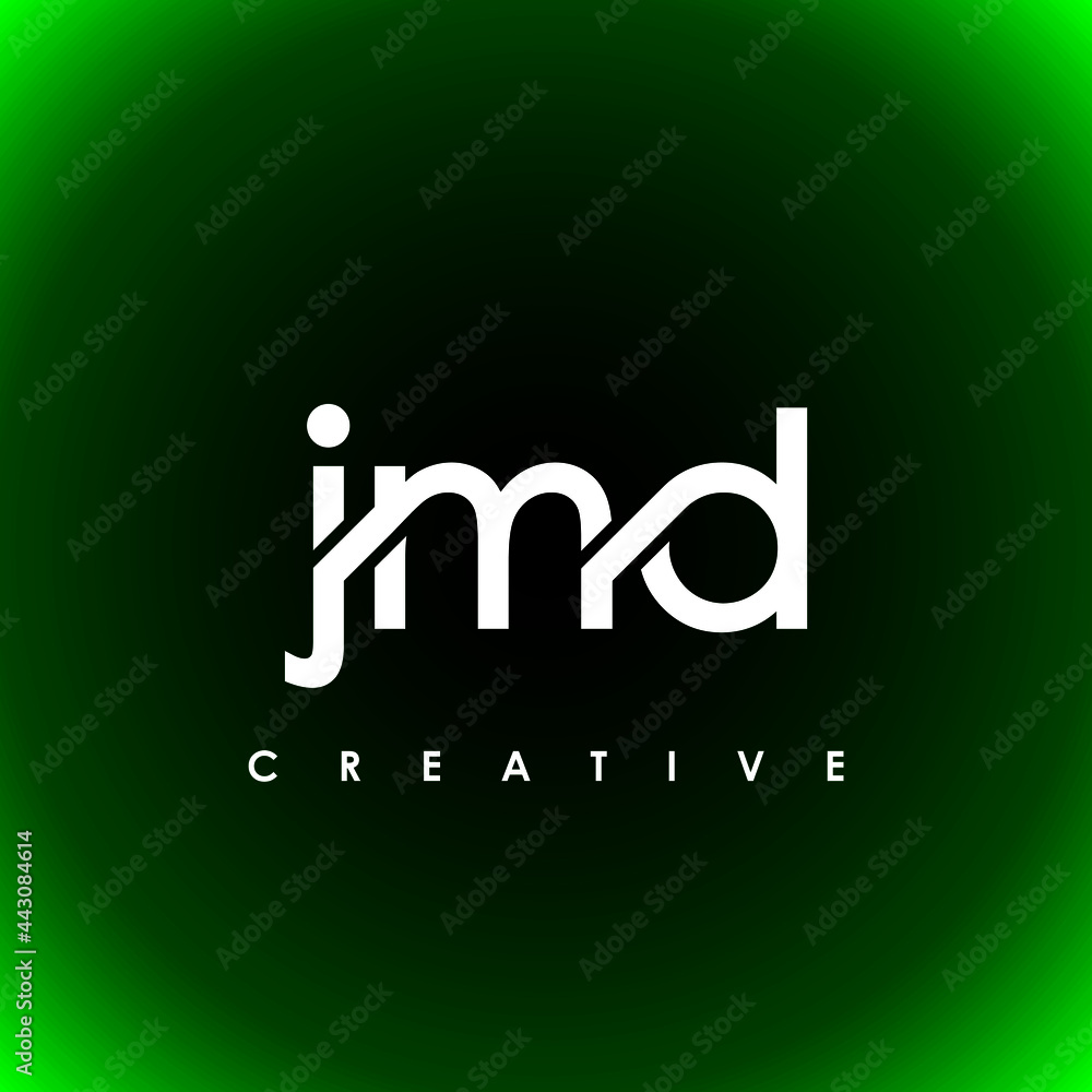 JMD Letter Initial Logo Design Template Vector Illustration Stock ...