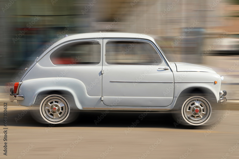 Fiat 600, auto d'epoca italiana, ,Italian Vintage car Fiat 600 Stock ...