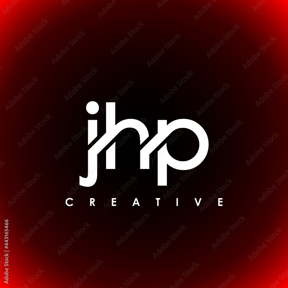 JHP Letter Initial Logo Design Template Vector Illustration Stock ...