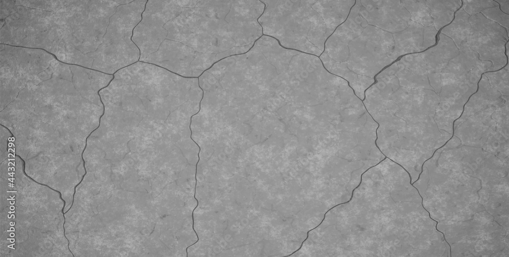 Dark Cracked Concrete Texture