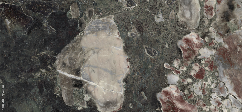 Italian green marble stone background, natural terrazzo marble tiles ...