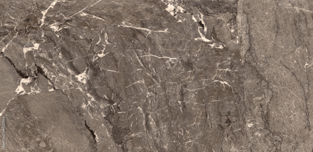 Oasis brown marble texture background with curly white veins across the ...