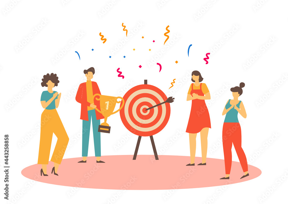 Teamwork. Business concept. Team metaphor. people connecting puzzle ...