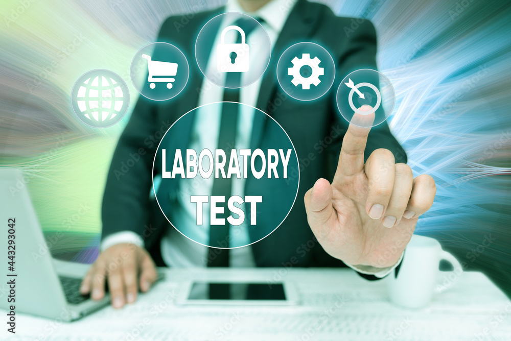 Inspiration showing sign Laboratory Test. Business showcase ...