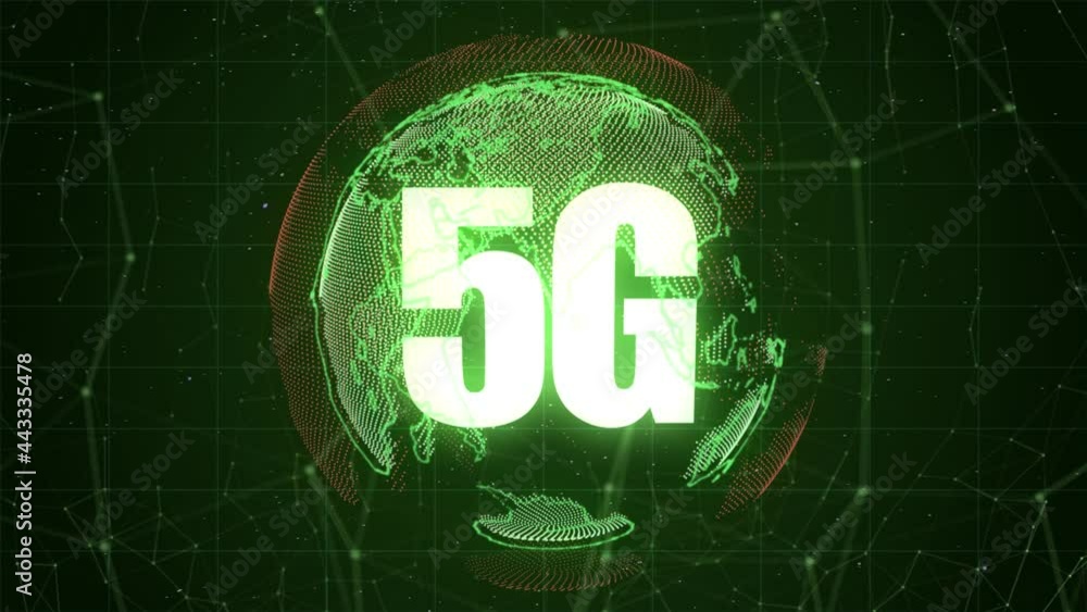 High quality VFX motion graphics animation depicting emerging ...