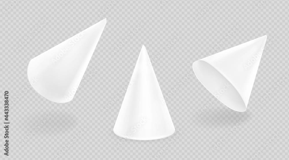 White party hat for celebration birthday, anniversary and christmas ...