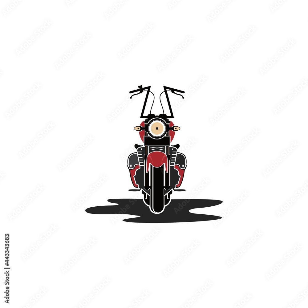 Stockillustratie Vector format motorbike illustration suitable for ...