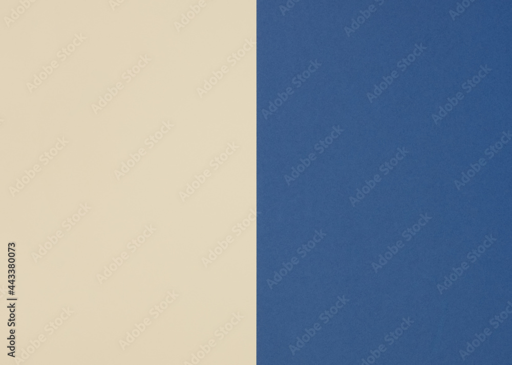 Two-color background made with vertical line. Yellow and blue colorway ...