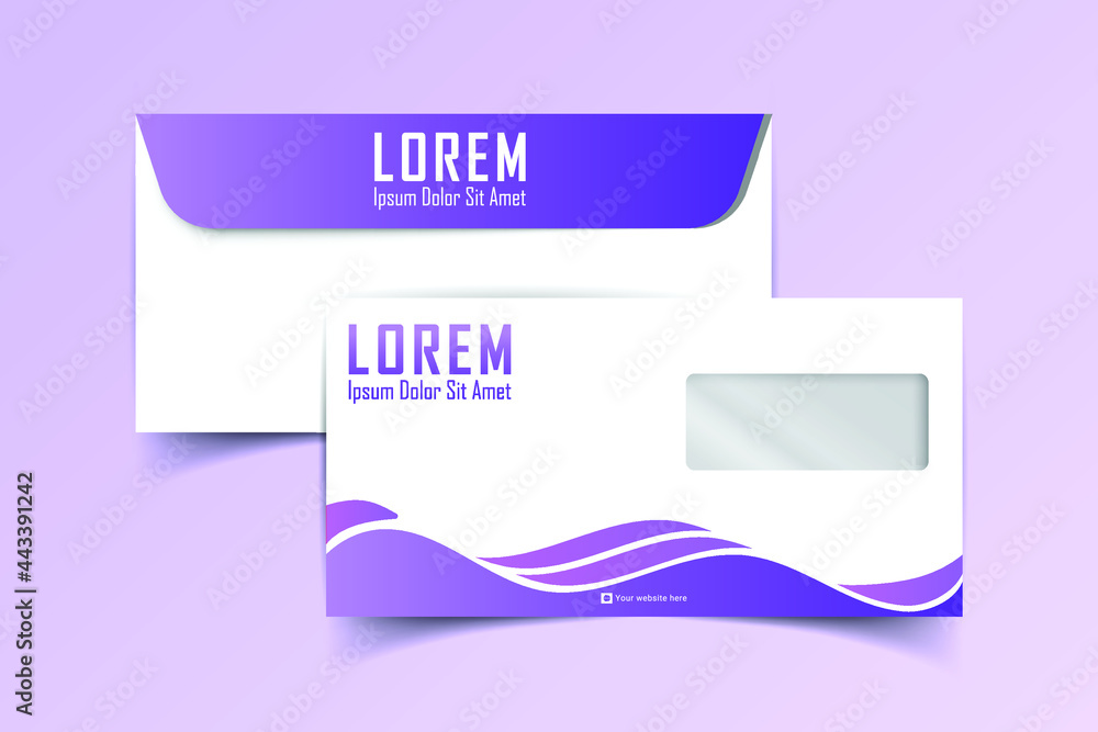 DL Envelope template. DL size envelope template. International standard ...