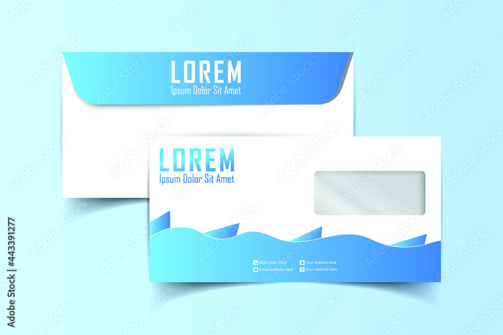 DL Envelope template. DL size envelope template. International standard ...