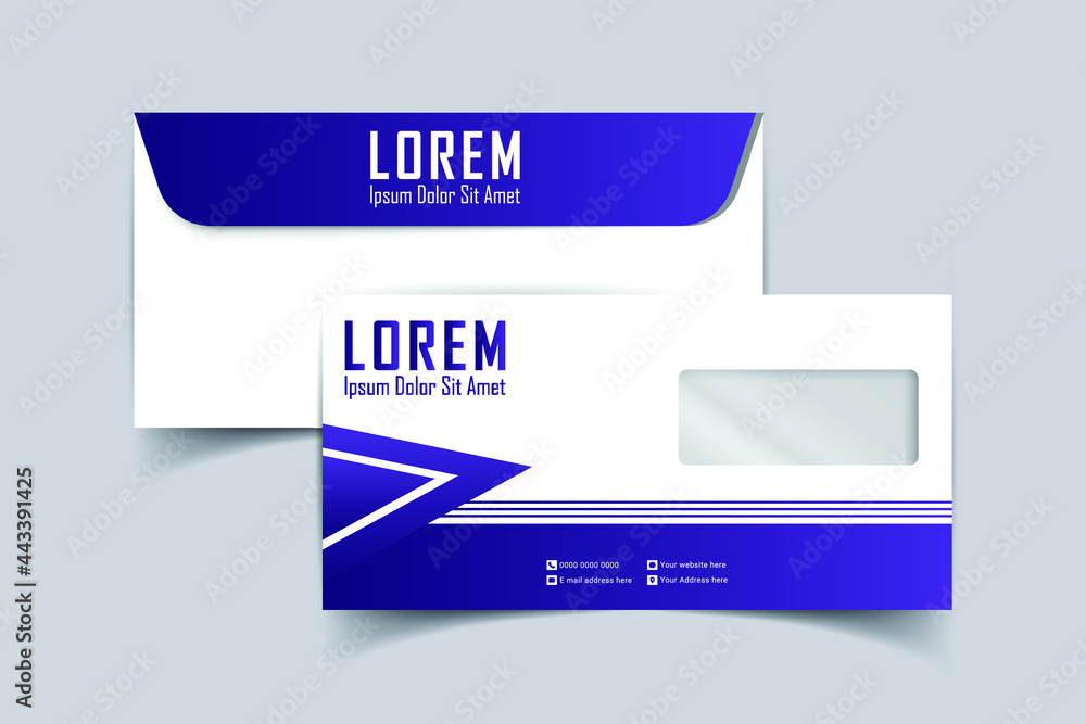 DL Envelope template. DL size envelope template. International standard ...