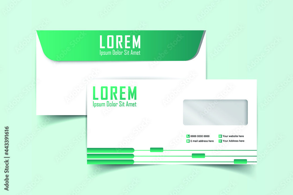 DL Envelope template. DL size envelope template. International standard ...