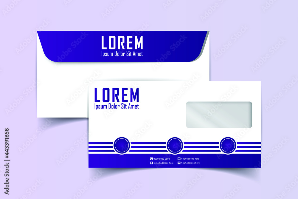 DL Envelope template. DL size envelope template. International standard ...