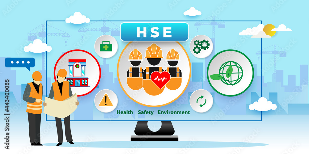 HSE. Health Safety Environment, Environmental Protection and Health ...