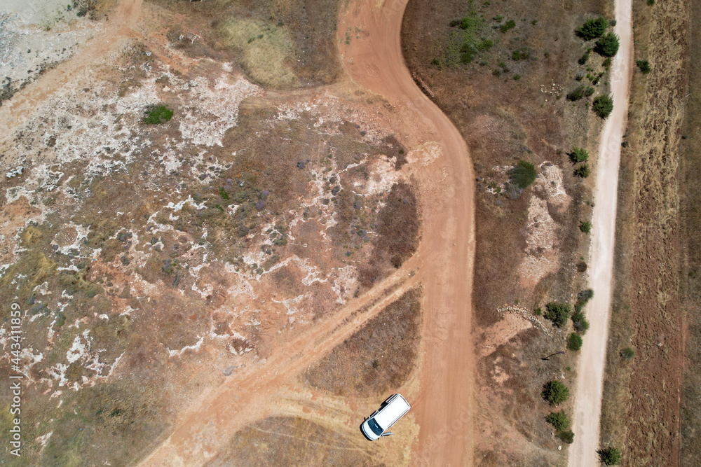 Costa Merlata, Ostuni photographed with drone from above. It offers one ...