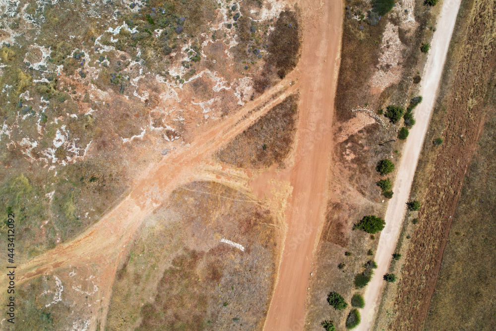 Costa Merlata, Ostuni photographed with drone from above. It offers one ...