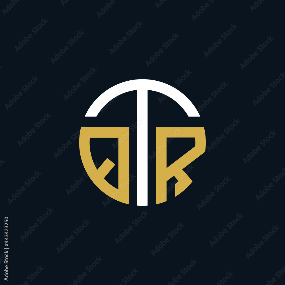 QTR logo, QTR icon, QTR vector, QTR monogram, QTR letter, QTR ...