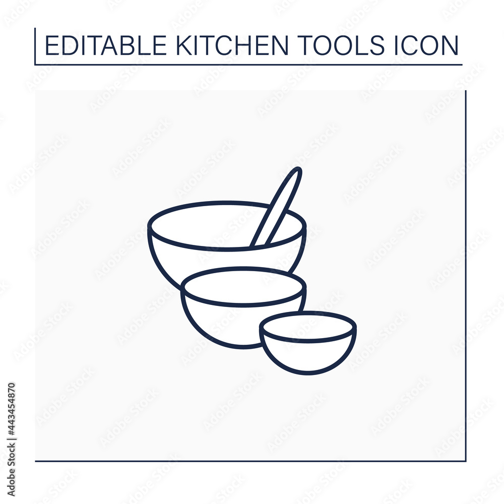 Mixing Bowls Drawing