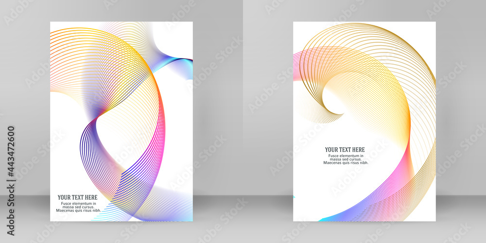 Design element rotation intersection overlay thin lines forms frame for ...