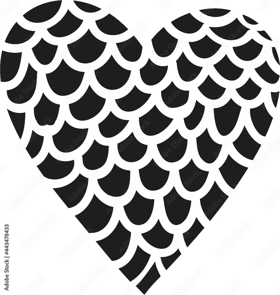 set svg heart, svg sketch heart, silhouette, simple hearts, svg ...