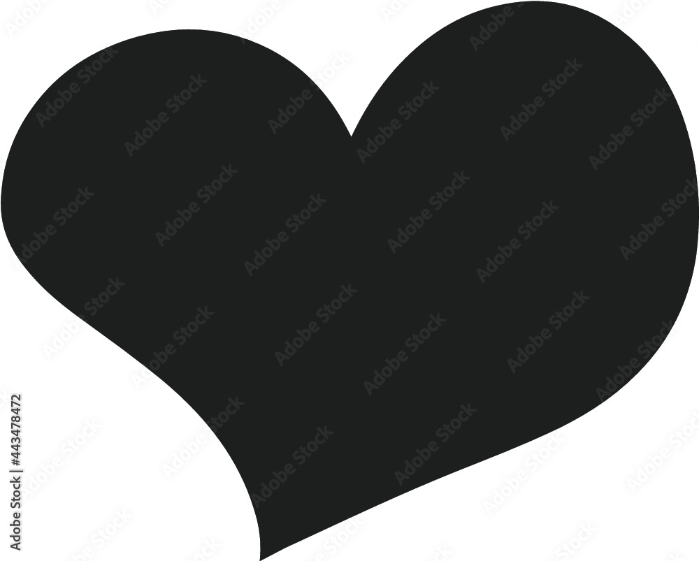 set svg heart, svg sketch heart, silhouette, simple hearts, svg ...