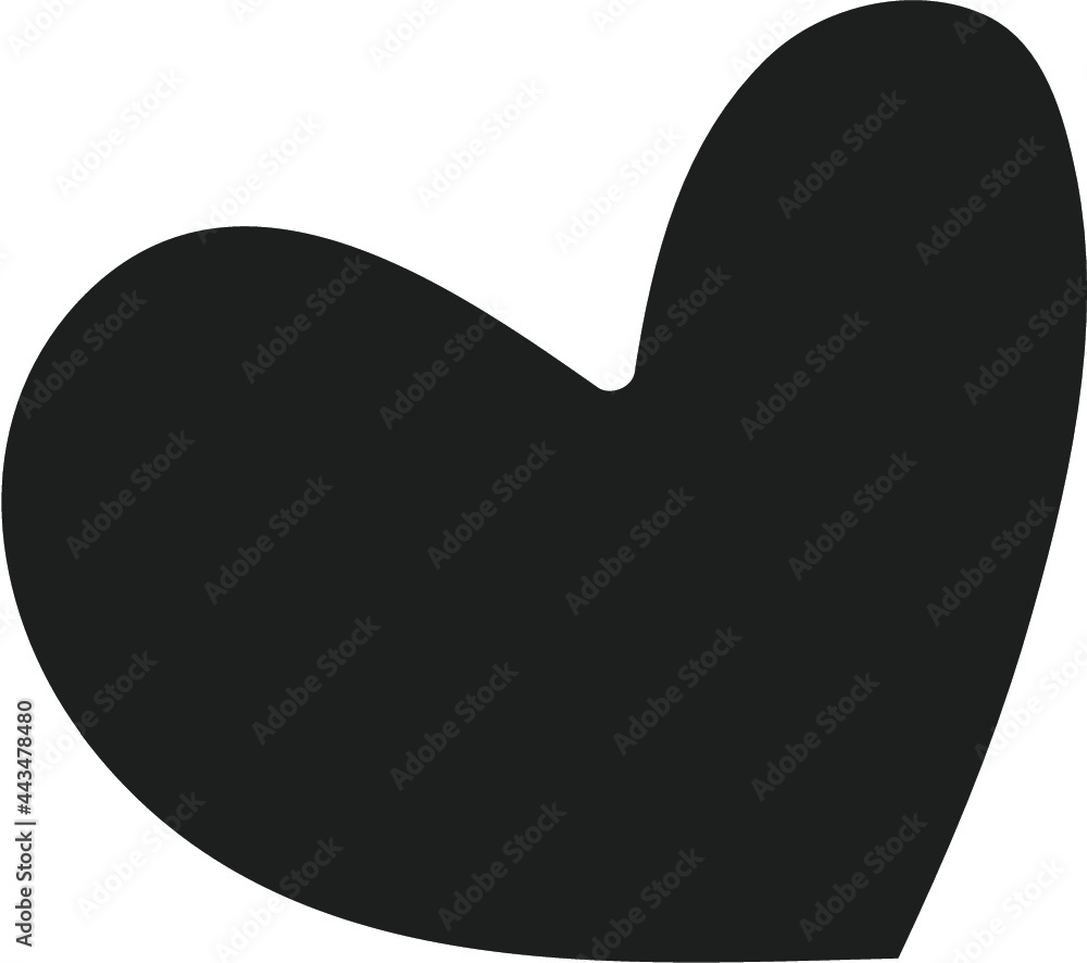 set svg heart, svg sketch heart, silhouette, simple hearts, svg ...