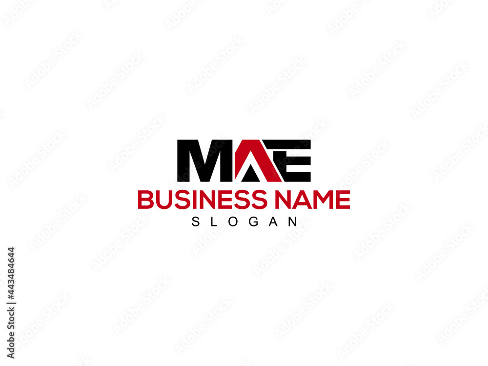 Letter MAE Logo Icon Vector Image Design For Your Business Stock Vector ...