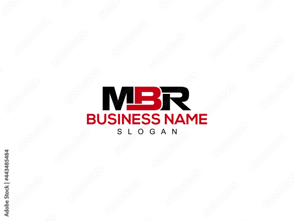 Letter MBR Logo Icon Vector Image Design For Your Business Stock Vector ...