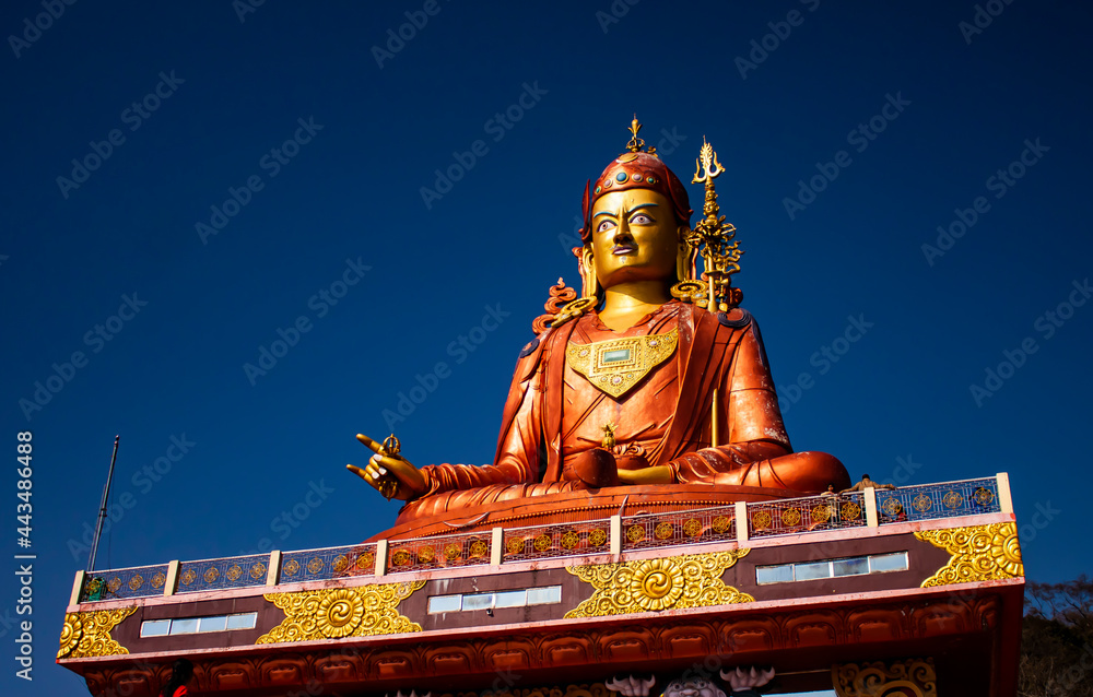 GURU PADMASAMBHAVA ( GURU RINPOCHE) 45 Metres tall COPPER AND BRONZE ...