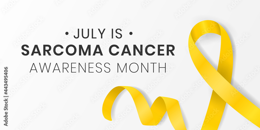 Sarcoma Cancer awareness month banner design template. Annual ...