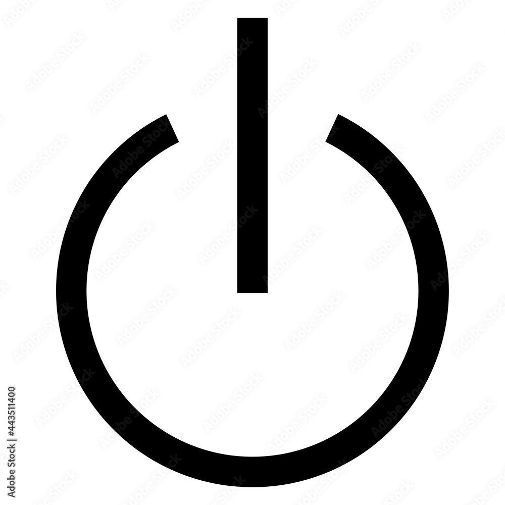 Stand-By Symbol Sign, Vector Illustration, Isolate On White Background ...