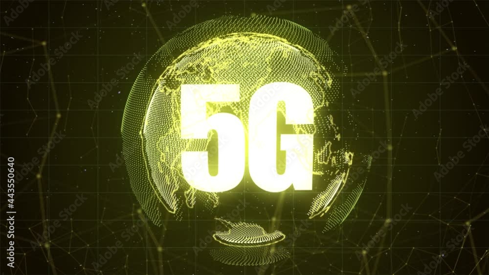 High quality VFX motion graphics animation depicting emerging ...