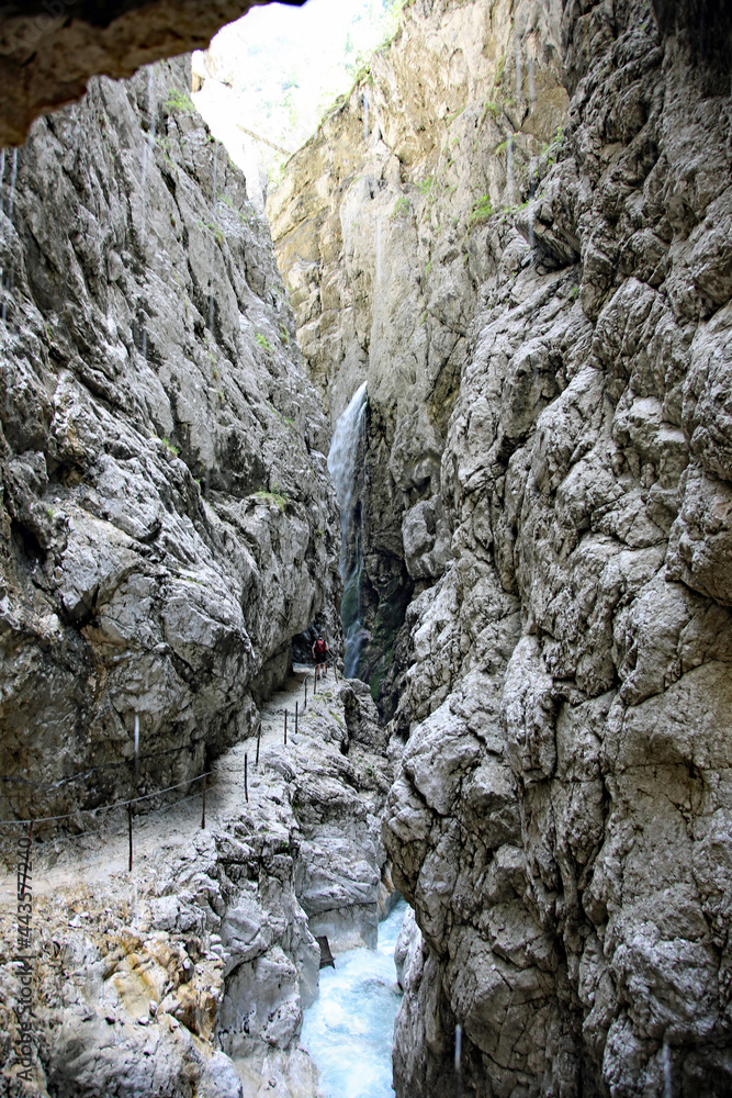Wasserfall in der Klamm Stock Photo | Adobe Stock