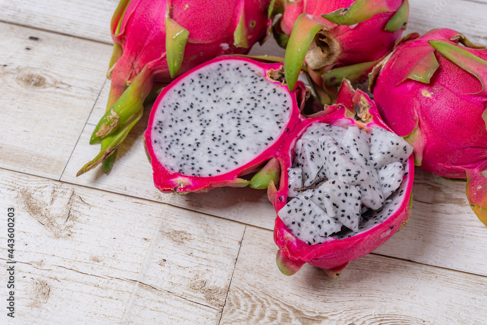 Pitaya, Pitaya, red, fruit, Pitaya red Red dragon fruit, white flesh ...