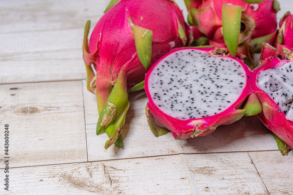 Pitaya, Pitaya, red, fruit, Pitaya red Red dragon fruit, white flesh ...