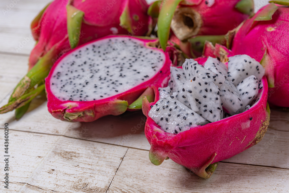 Pitaya, Pitaya, red, fruit, Pitaya red Red dragon fruit, white flesh ...