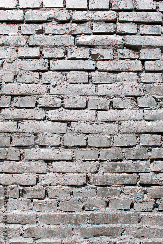 silver painted brick wall background Stock Photo | Adobe Stock