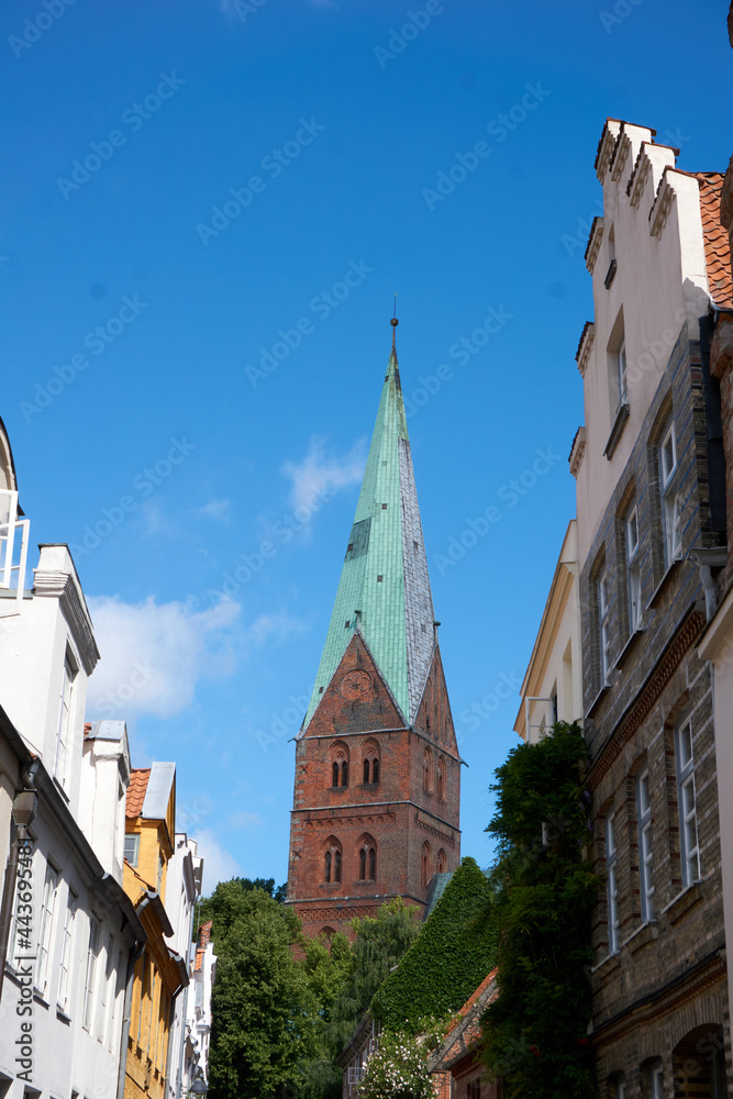 luebeck historical buildings castle gate towers medieval sightseeings ...