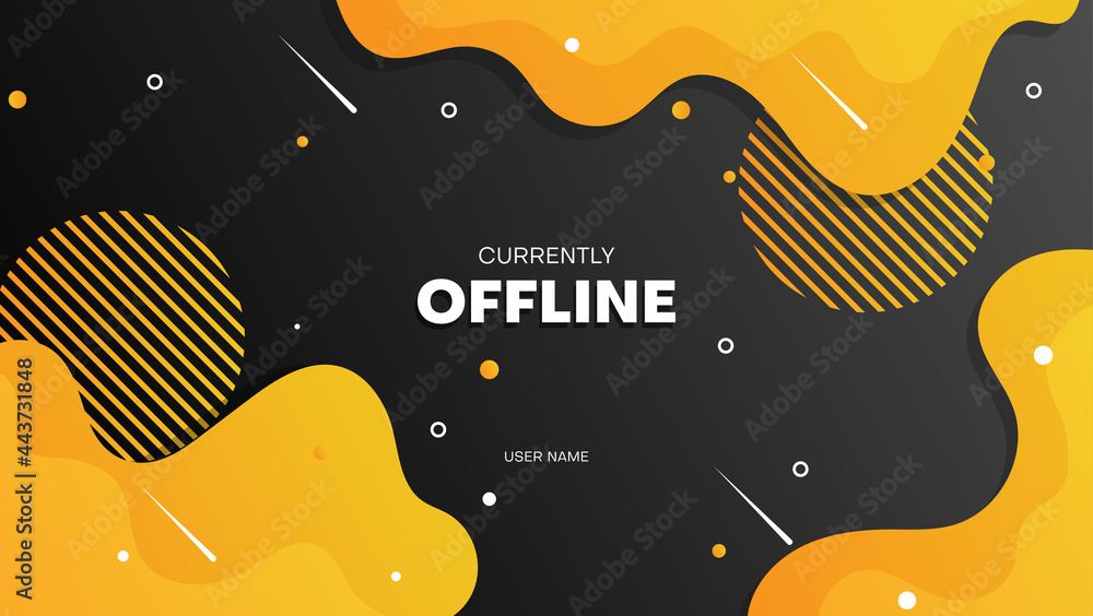 abstract gaming background for streaming offline mode with geometric ...