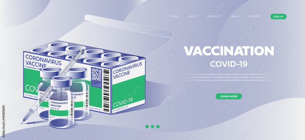 Covid-19 Vaccine in boxes, Vaccine Storage Room. Covid-19. Vaccination ...