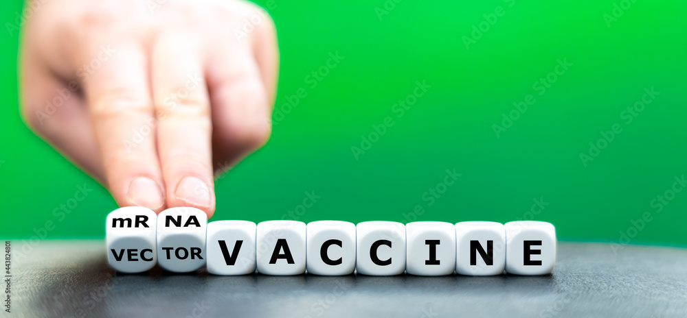 Symbol for a vaccination against covid 19 with two different vaccines ...