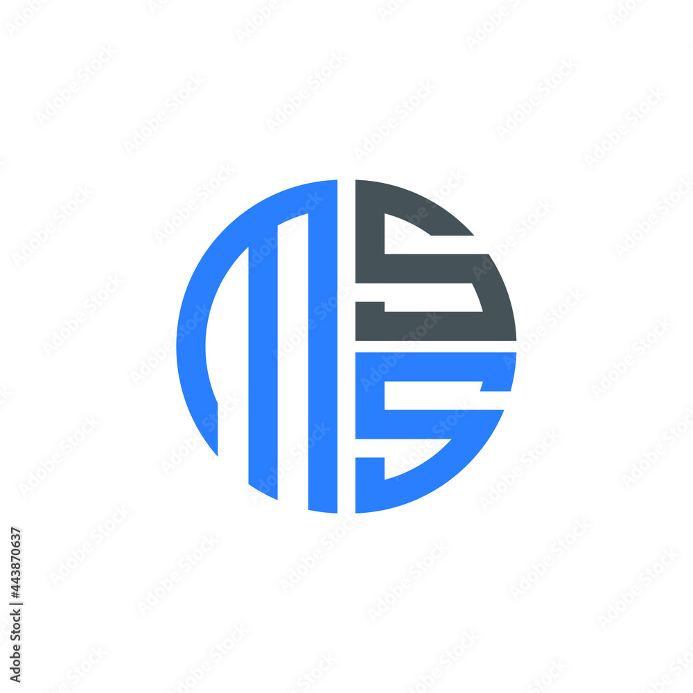 Vetor de MSS logo MSS icon MSS vector MSS monogram MSS letter MSS ...