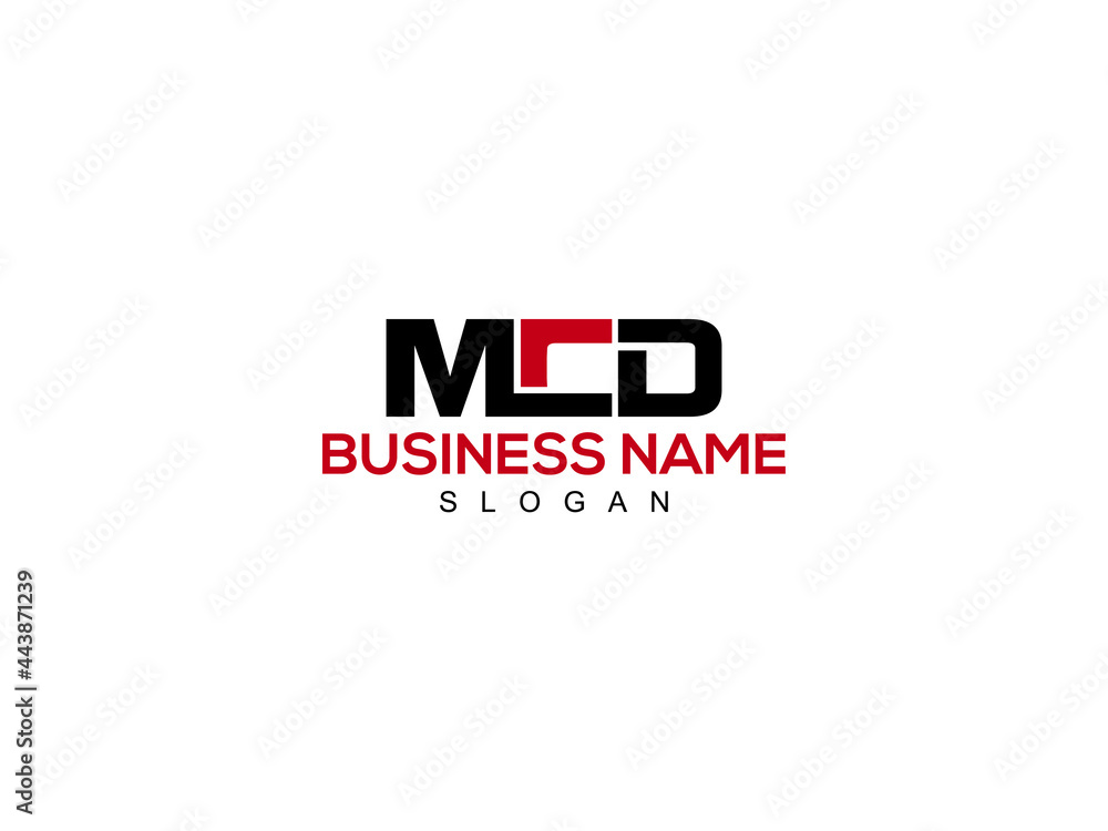 Letter MCD Logo Icon Vector Image Design For Company or Business Stock ...