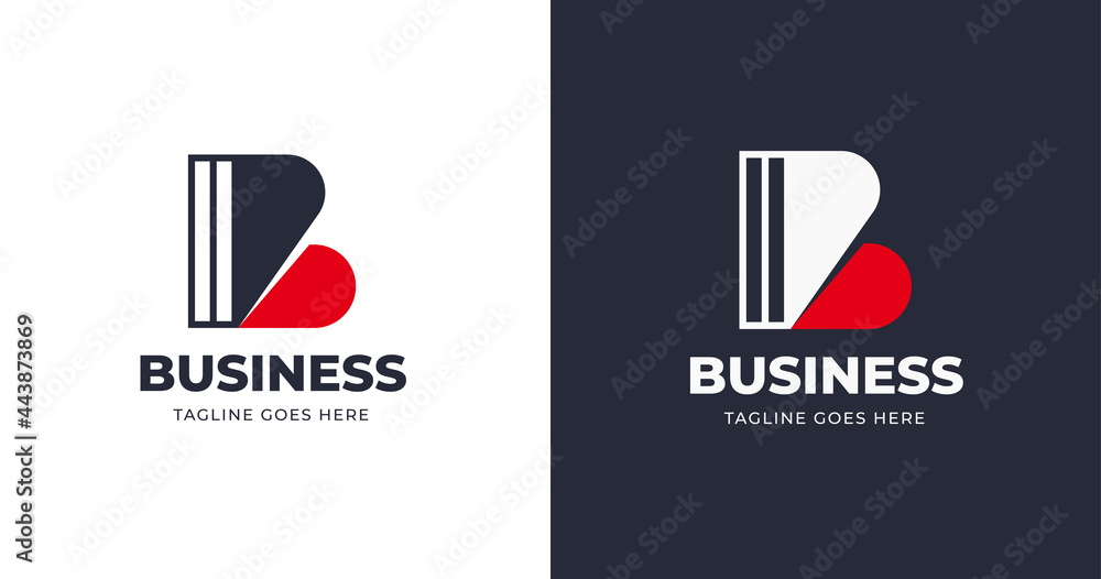 Initial B letter logo design template, vector illustration Stock Vector ...