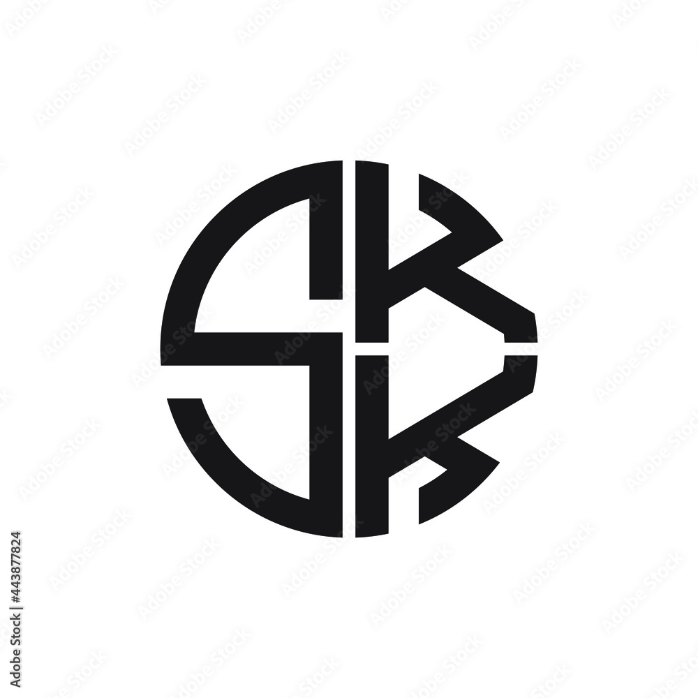 SKK logo SKK icon SKK vector SKK monogram SKK letter SKK minimalist SKK ...