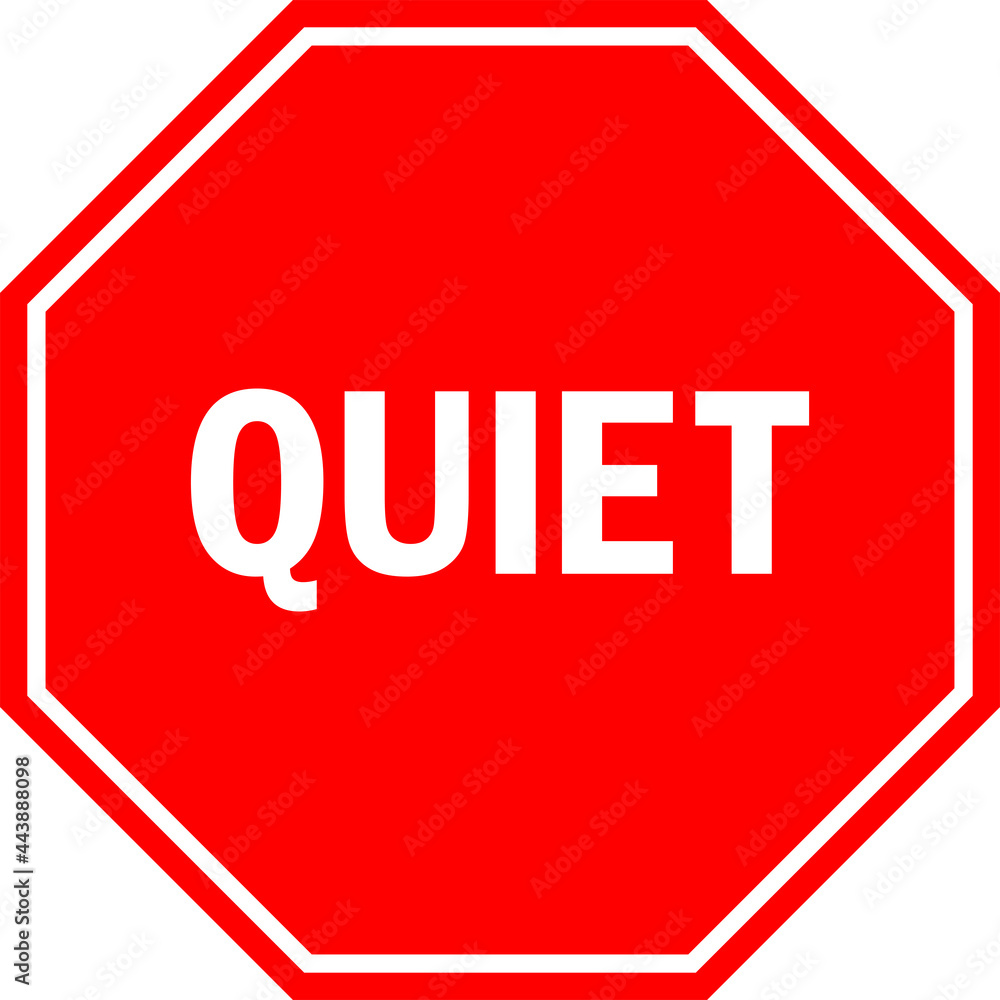 Be Quiet Signs Clip Art