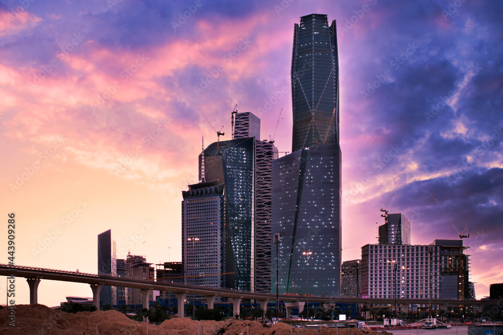 Large buildings equipped with the latest technology, King Abdullah ...