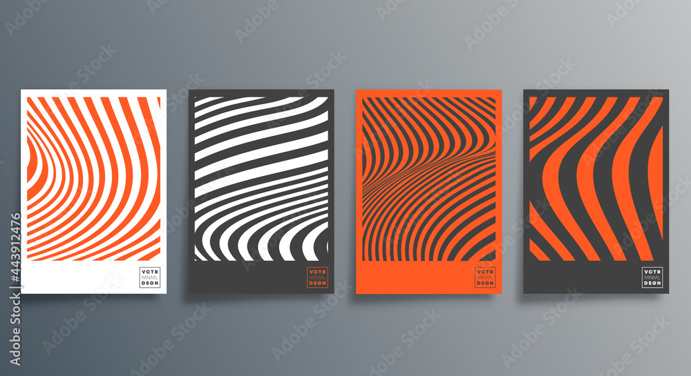 Line minimal design for flyer, poster, brochure cover, background ...